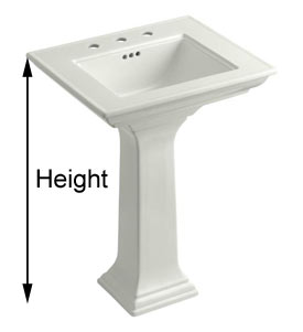 Pedestal Sinks - Bathroom Pedestal Sink